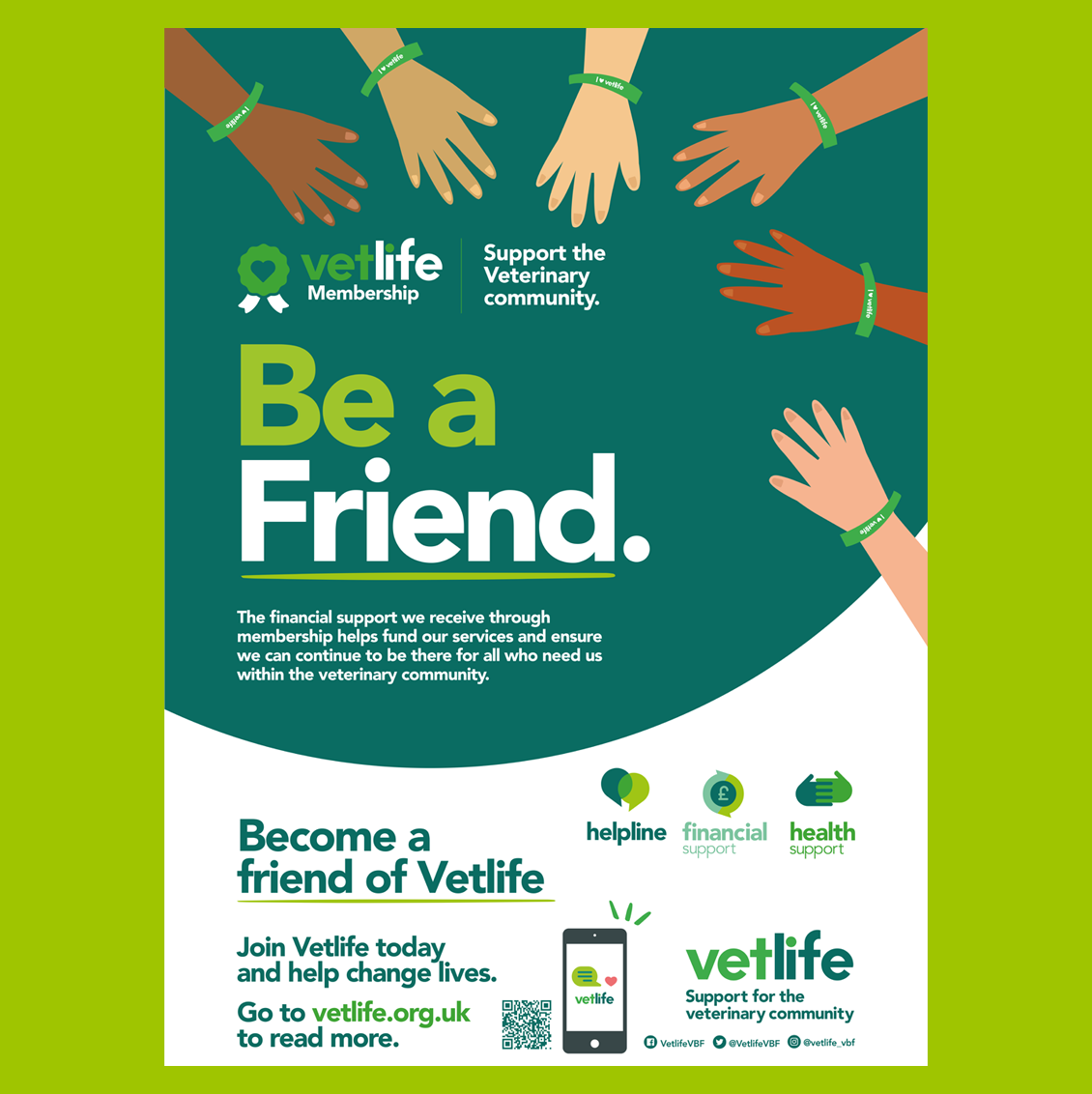 You can help poster (PDF download) - Vetlife